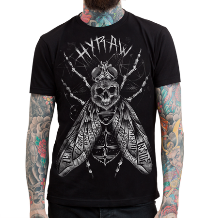 short sleeve T-Shirt HYRAW BLACK FLY | Brands \ H \ HYRAW For Him \ T ...