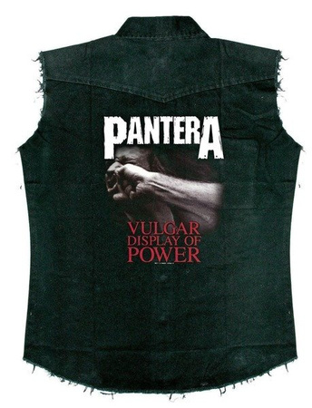 vest RAZAMATAZ PANTERA VULGAR DISPLAY OF POWER | Men's Rock Fashion ...