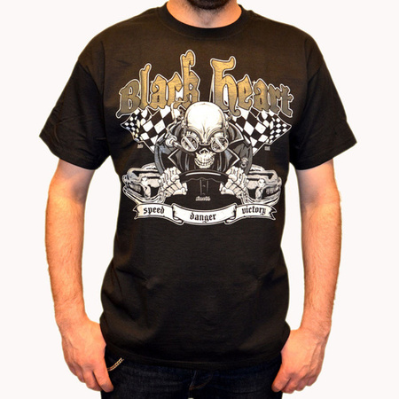 short sleeve T-Shirt BLACK HEART Danger Zone | Men's Rock Fashion \ T ...