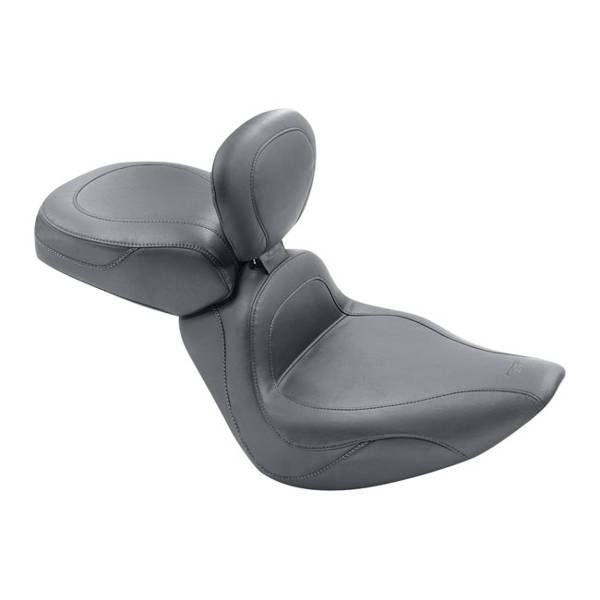 Mustang, Sport Touring solo seat. With rider backrest 537142 ...