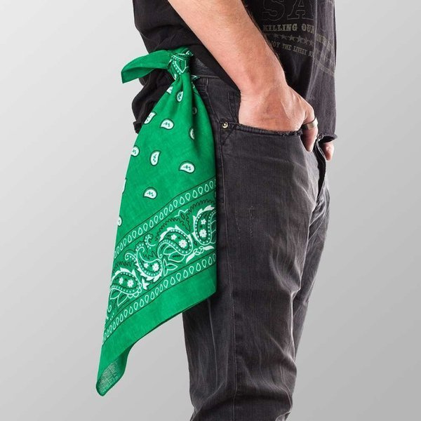 bandana ROCK DADDY Paisley Green | Rock Gadgets \ Bandanas and Scarves ...