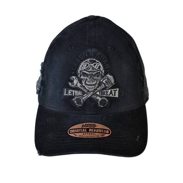 baseball cap LETHAL THREAT Crash N Burn | Rock Gadgets \ Headwears ...