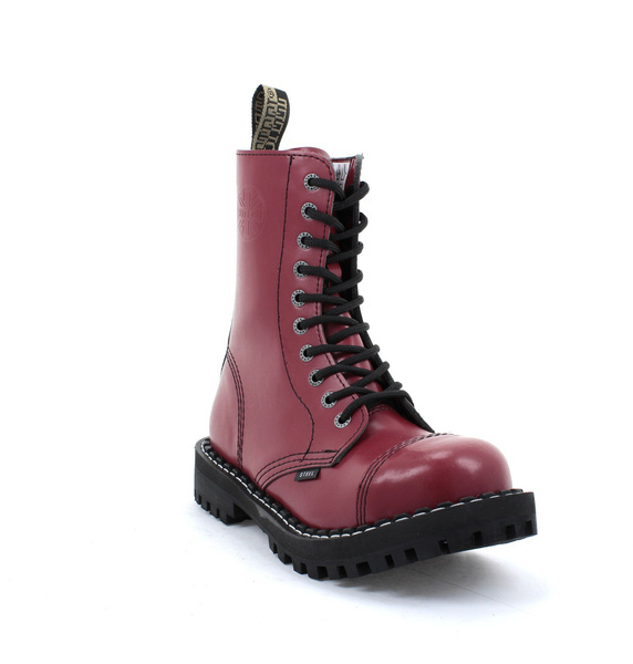 combat boots STEEL 105/106/O/ FULL RED | For Him \ Shoes For Her ...