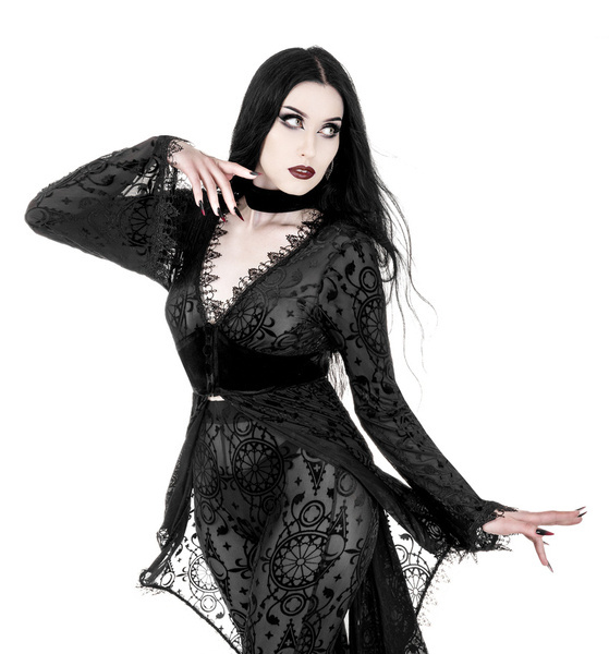 duster, coat, beach cover RESTYLE Dark Angel Burnout | For Her ...