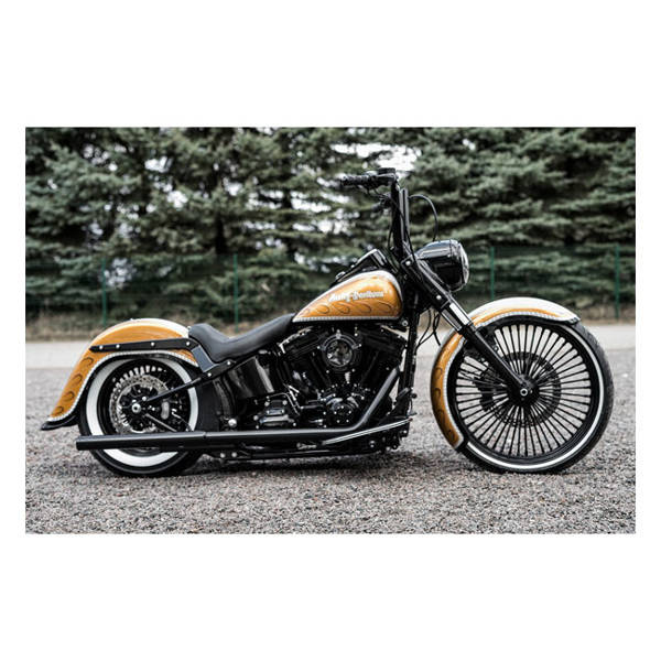 front wrap fender KILLER CUSTOM HD Softail Competition Series Size 23 ...