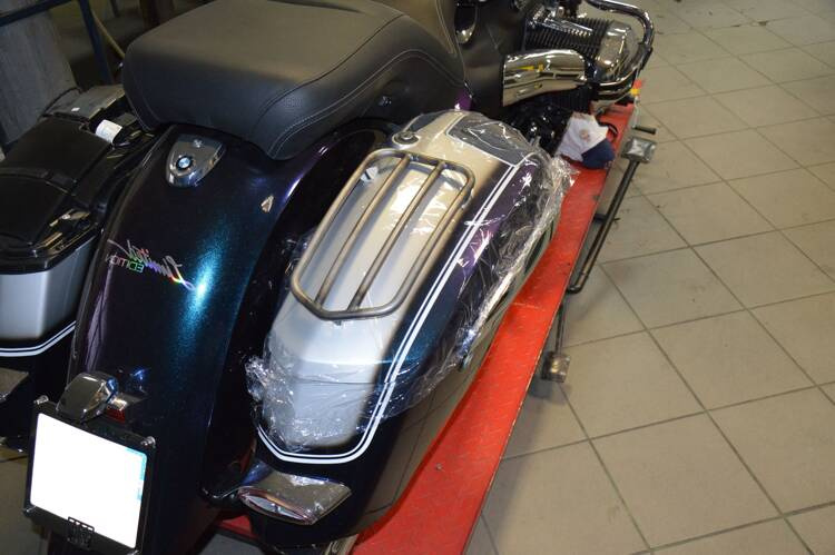 luggage rack for saddlebags RIGHT BMW R18 B Bagger/Transcontinental ...