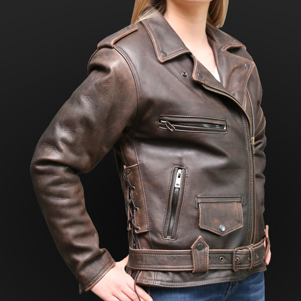 motorcycle jacket LEDMAR K02d brown | Brands \ L \ LEDMAR Motorcycle ...