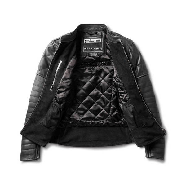 motorcycle jacket RSD Maywood Female Black | Brands \ R \ ROLAND SANDS ...