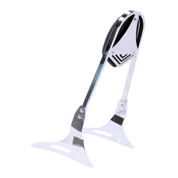 passenger backrest HIGHWAY HAWK Honda VT1300 CX Fury Wide Chrome 939362 ...