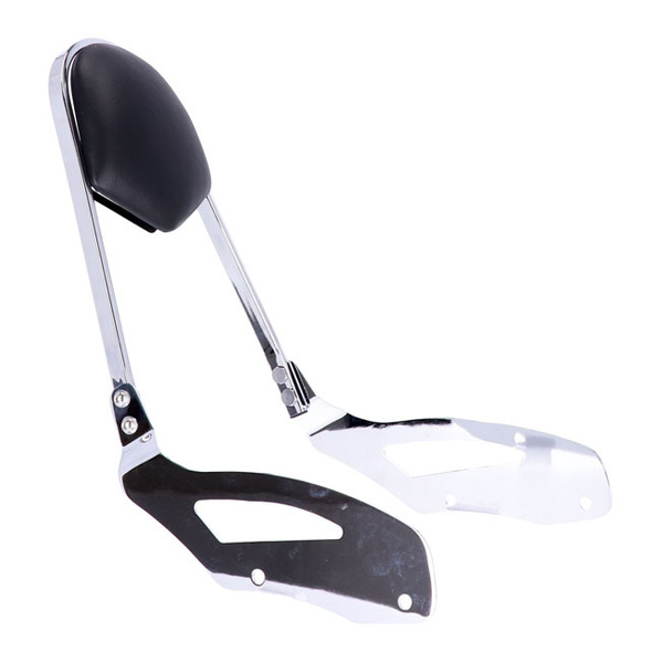 passenger backrest HIGHWAY HAWK Honda VT750 Black Widow Wide Chrome ...