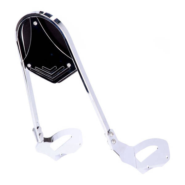 passenger backrest HIGHWAY HAWK Honda VT750 Black Widow Wide Chrome ...