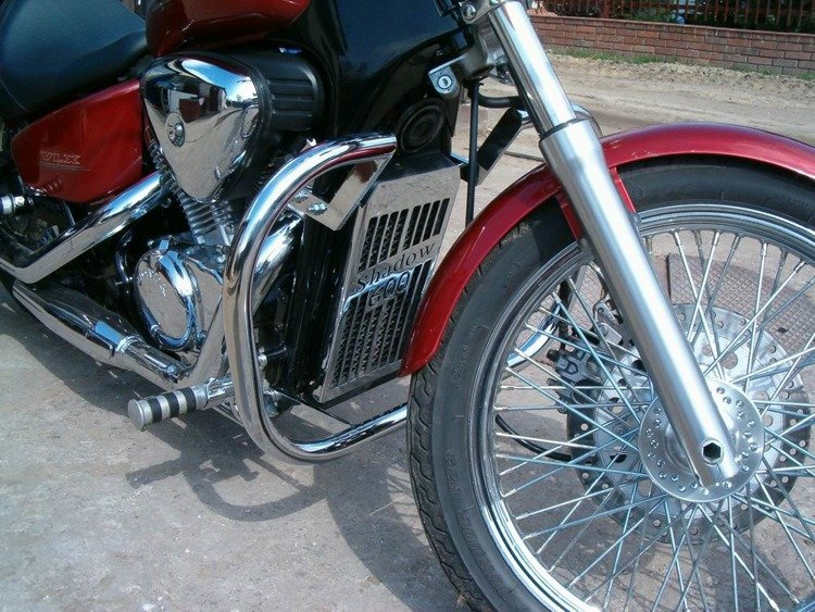 radiator cover HONDA VLX 600 SHADOW | Brands \ M \ METALROUTE ...