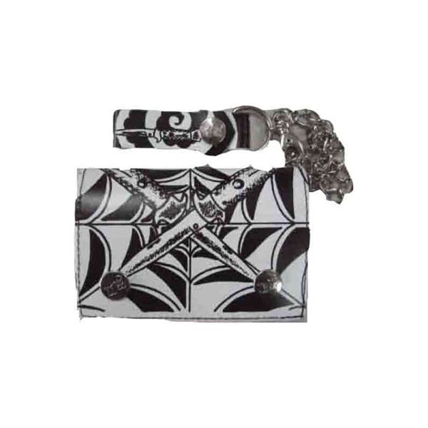 wallet ROCK DADDY With Black Cobweb And Knifes | Rock Gadgets \ Wallets ...