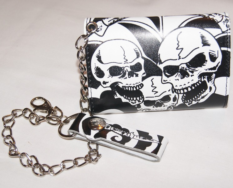 wallet ROCK DADDY With Black Cobweb And Knifes | Rock Gadgets \ Wallets ...