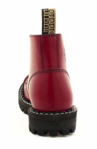 GLANY STEEL FULL CZERWONE 127/128/O 6 - DZIURKOWE | sklep metalRoute.pl