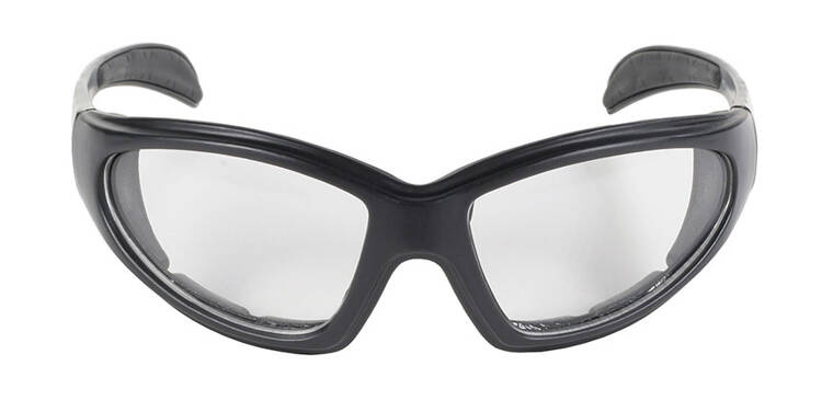 okulary motocyklowe KICKSTART Chopper Clear Lens/Black Frame | sklep ...