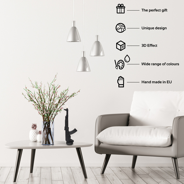 świeca CANDELLANA Kalash Gun Brass | sklep metalRoute.pl