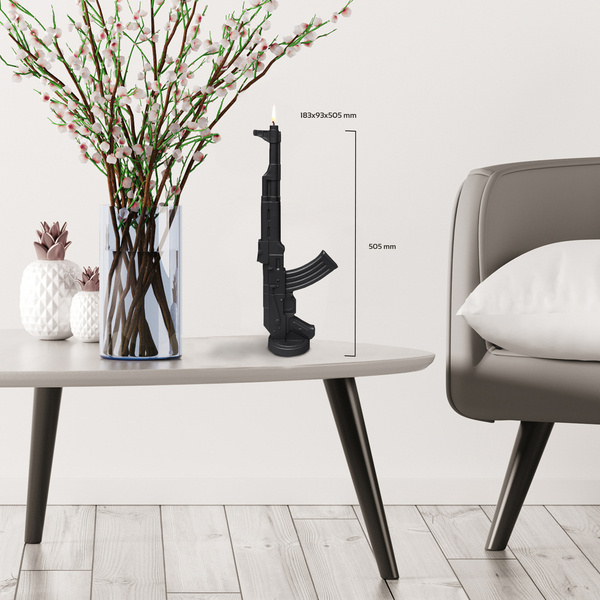 świeca CANDELLANA Kalash Gun Brass | sklep metalRoute.pl